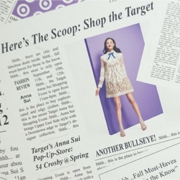 Anna Sui | Dresses | Anna Sui X Target Anniversary Lace Dress Large ...